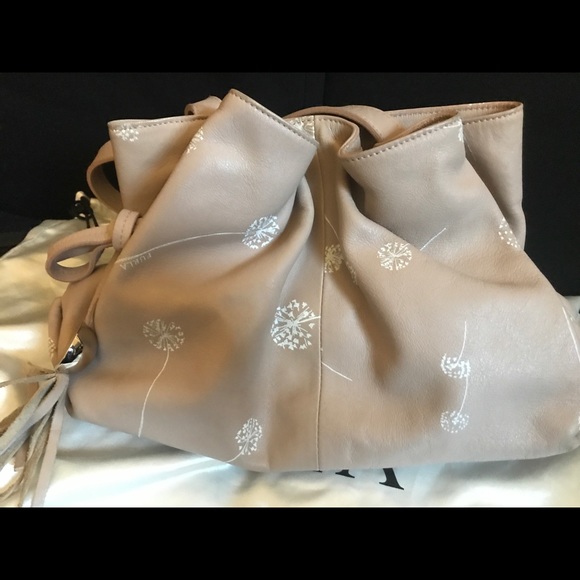 Furla | Bags | Furla Soft Pink Flower Leather Handbag Gorgeous | Poshmark